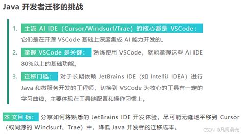 【ai编程】在vscode配置java开发环境的保姆级教程(适配各类ai编程ide) Csdn博客 【ai编程】在vscode配置java开发环境的保姆级教程(适配各类ai编程ide) Csdn博客