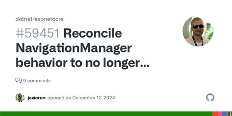 Reconcile Navigationmanager Behavior To No Longer Use Navigationexception Issue