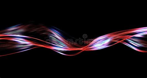 Wave Pattern Vector 3d Glowing Abstract Digital Particles Background Technology Concept