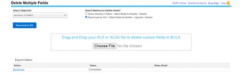 how to mass delete custom fields in salesforce