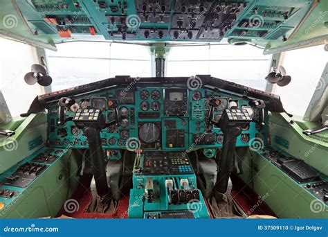 The Cabin Tu 144 Editorial Image Image Of Arms Apparatus 37509110