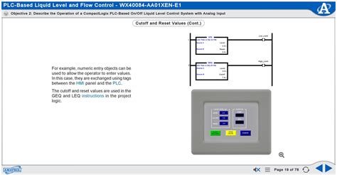 Plc Based Liquid Level And Flow Control Training Multimedia Courseware Amatrol