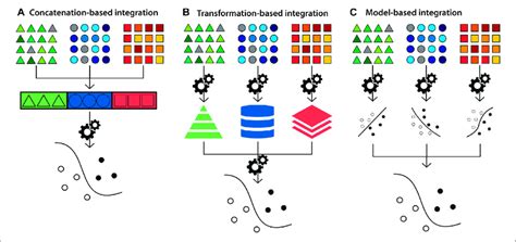 Diagram Depicting Multi Modal Data Integration Strategies According