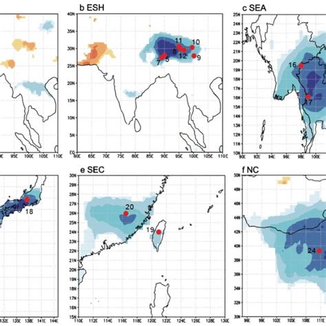Spatial Correlation Between Regional Tree Ring δ 18 O Chronologies With