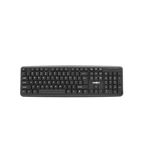Frontech Wired Keyboard Membrane Keys With Retractable Stands Usb