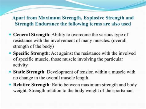 Mean Methods And Development Of Strength Training Pptx Participant
