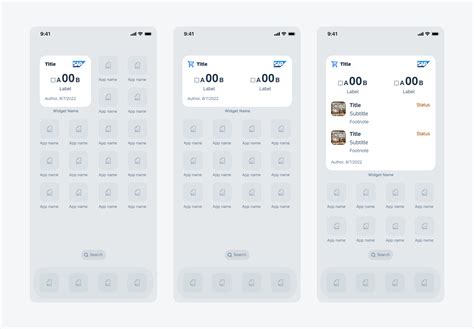 Widgets Sap Fiori For Ios Design Guidelines