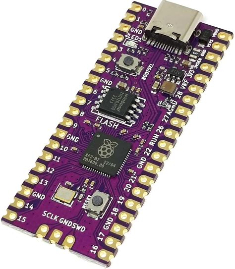 Jp Raspberry Pi Pico 互換ボード Usb Type C版 Rp2040マイコンチップ搭載 Mcu ラズベリーパイピコ パソコン・周辺機器