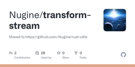 Github Nugine Transform Stream Lightweight Async Stream Wrapper