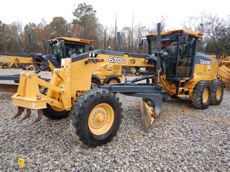 2015 John Deere 670g Motor Grader Jm Wood Auction Company Inc