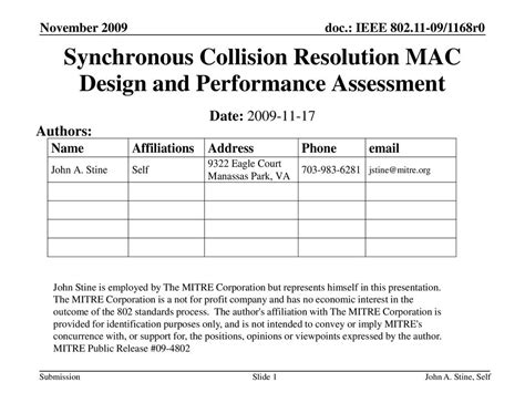 Synchronous Collision Resolution Mac Design And Performance Assessment Ppt Download
