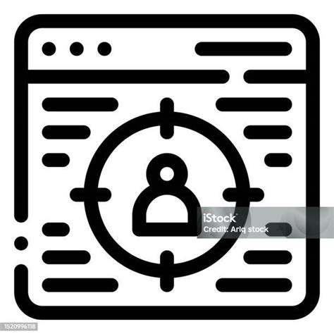 대상 고객 아이콘입니다 디지털 마케팅 개념입니다 윤곽선 아이콘 개념에 대한 스톡 벡터 아트 및 기타 이미지 개념 개발 고객 Istock