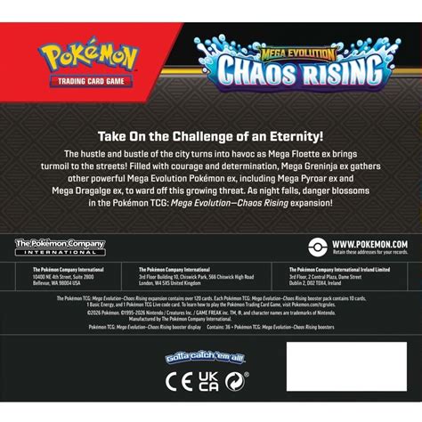 Pokemon Chaos Rising Booster Box Mind Games