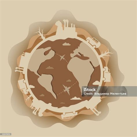 행성 대기 오염 더러운 생산 쓰레기 및 연기 공장 하늘에 독스스모그 죽은 지구 자연 환경 위험 석탄 화력 발전소 이산화탄소 배출