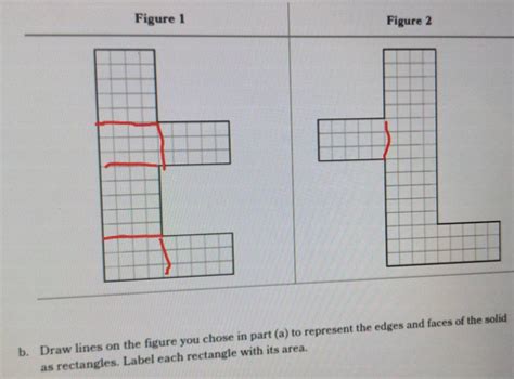 Solved Figure 1 Figure 2 B Draw Lines On The Figure You Chose In Part