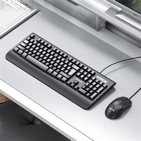 Aula Ac106 Usb Port Wired Keyboard Mouse Set