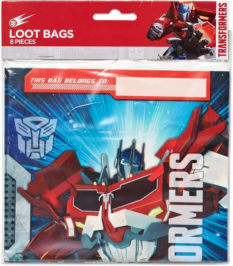 Transformers Loot Bags 8 Pack Amazon Ca Health And Personal Care