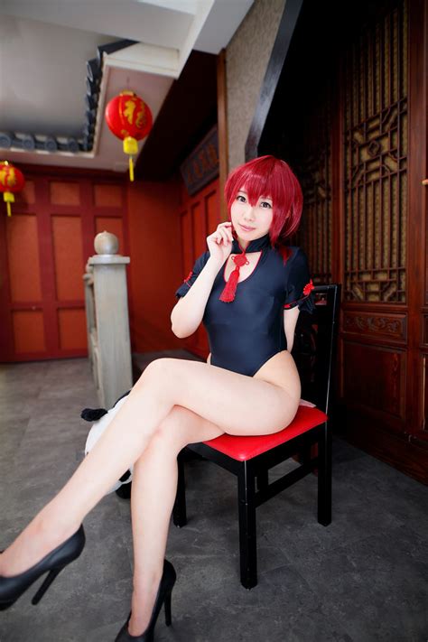 Female Ranma Saotome Cosplay Has Legendary Legs Sankaku Complex