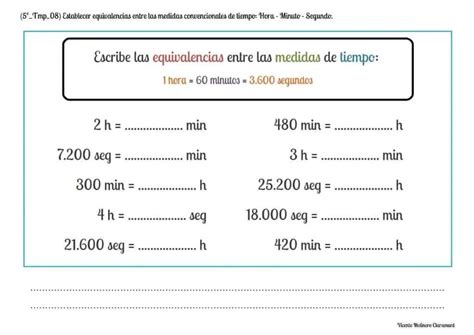📚 Unidades De Tiempo 📚 6º Educación Primaria