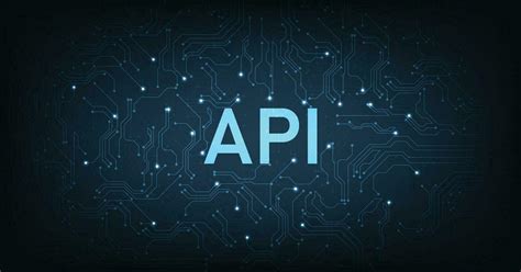 Api Application Programming Interface On Blue Background 27762677 Vector Art At Vecteezy