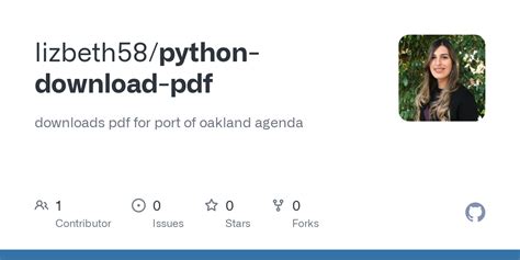 GitHub Lizbeth58 Python Download Pdf Downloads Pdf For Port Of Oakland Agenda