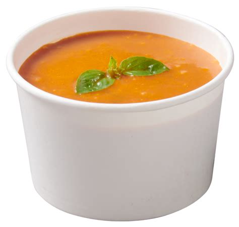 1 Compartment Coated Paper Soup Cup 8 Oz Oliver Packaging And Equipment