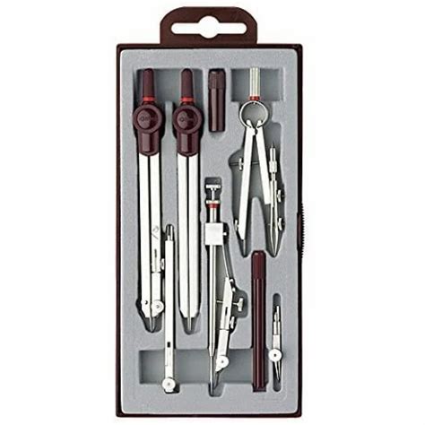 Rotring Centro Universal 8 Pieces Compass Set Geometric Set