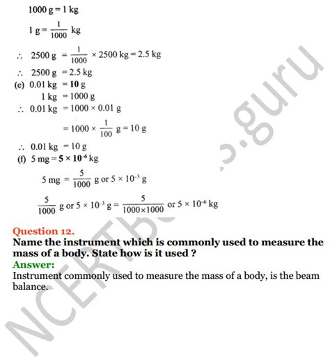 Selina Concise Physics Class 6 ICSE Solutions Chapter 2 Physical Quantities And Measurement