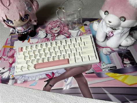 prototype for a koyori themed custom keyboard i had a friend design for