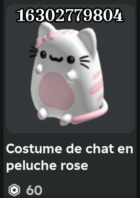Cat Pink And White Costume Code Id Roblox In 2025 Roblox Sign Up