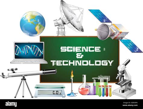 Communication Science Technology Background Cut Out Stock Images