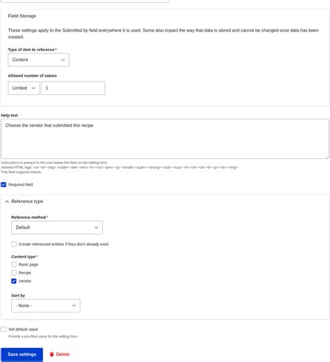 Adding A Reference Field Chapter Setting Up Content Structure
