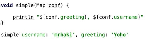 Groovy Goodness Turn Method Parameters Into Named Map Arguments With IntelliJ IDEA Messages