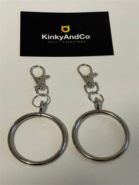 Nipple Clamp Ring Attachments Kinky Bdsm Fetish Sex Toy For Men Women