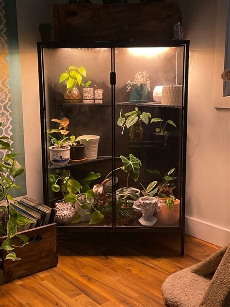 Turning The Ikea Milsbo Cabinet Into An Indoor Greenhouse Artofit