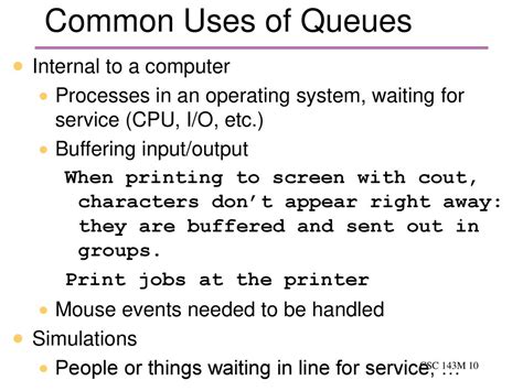 Csc 143 Queues Chapter 7 Ppt Download