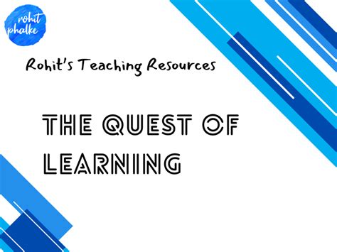 Quest Of Learning Teaching Resources