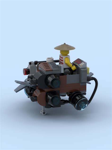 lego moc utility hover platform by tingdrason rebrickable build