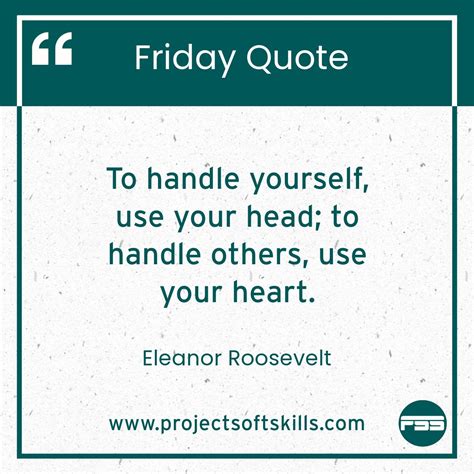 Project Softskills On Linkedin Leadership Wisdomfromeleanorroosevelt
