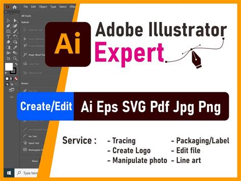 anything adobe illustrator job edit redraw trace vectorize file