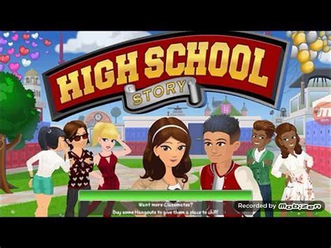 High School Story Game Layout