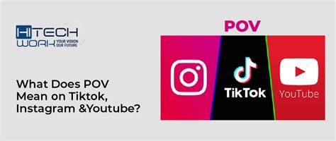 What Does POV Mean On Tiktok Instagram Youtube