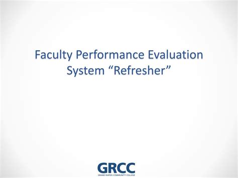 Ppt Faculty Performance Evaluation Fpe Plans And Reports Powerpoint