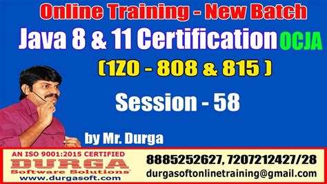 Java Certification 8 And 11 Ocja1z0 808 And 815session 58