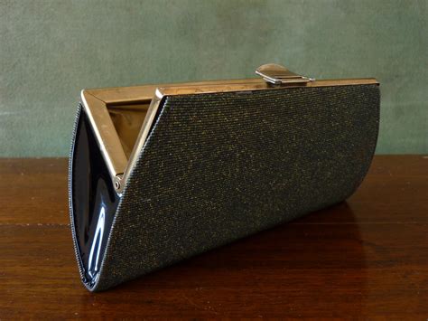 1950s Elbief Lbf Green And Gold Clutch Bag Anything In Particular