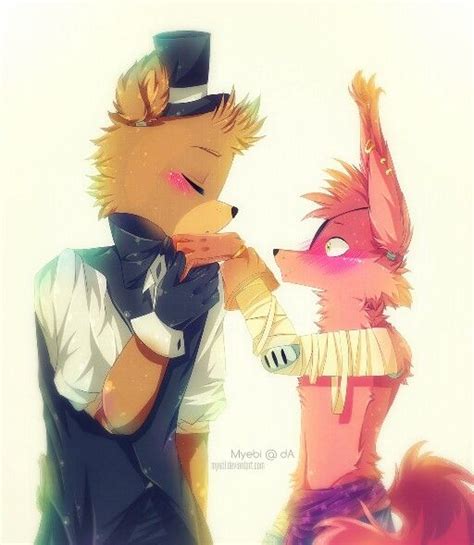 Foxy X Freddy Anime Fnaf Fnaf Drawings Fnaf