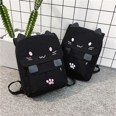 The Cute Cat Backpack Large School College Bag Sale