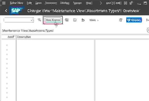 How To Maintain Assortment Type In SAP