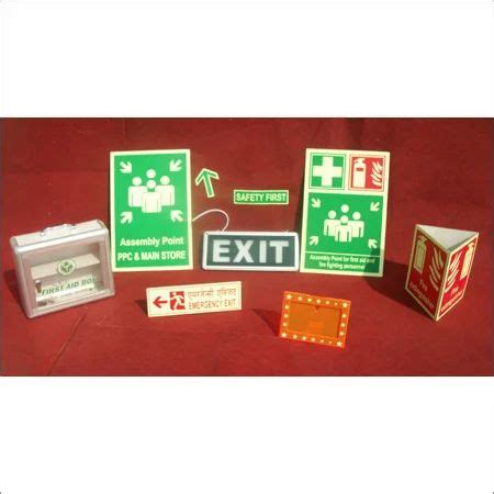 Safety Exit Signages At Best Price In Noida By Colour Impact ID 6203293362
