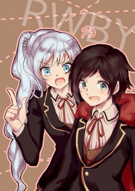 Rwby Ruby And Weiss Rwby Rwby Comic Rwby Fanart